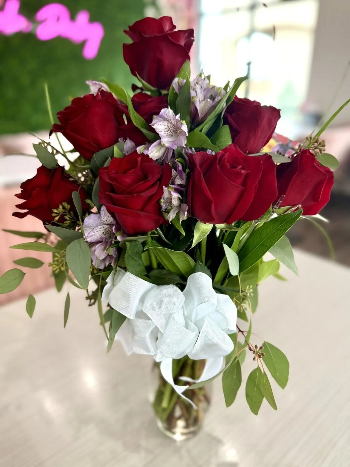 Dozen Roses Bouquet - Oh My Cupcakes!