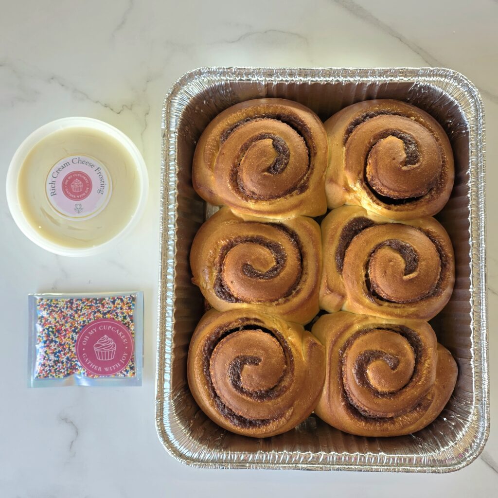 At Home Cinnamon Roll Kit - Oh My Cupcakes!